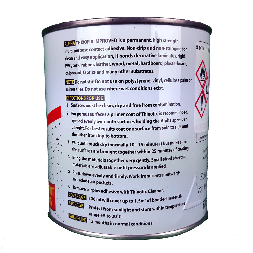 Alpha THIXOFIX Contact Adhesive 250ml - Strong Bond for Cosplay Foam ...